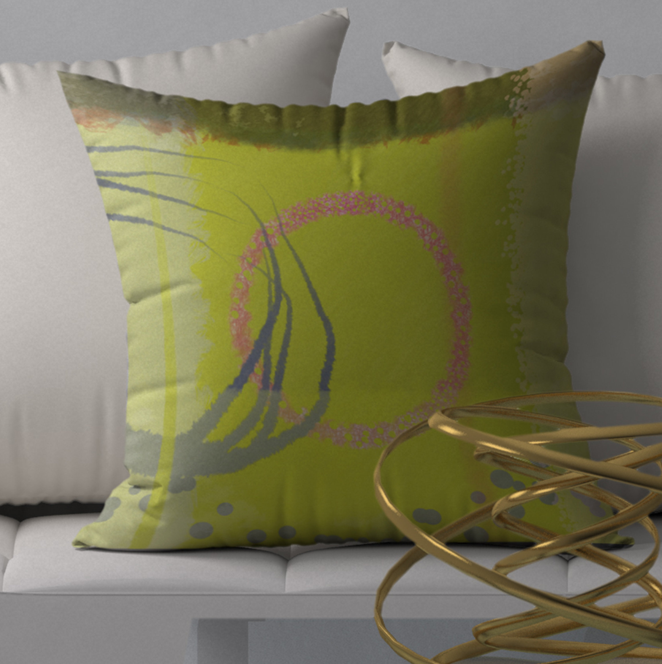 LeRoi Products Essence Invincible Square Pillow Cover & Insert | Wayfair