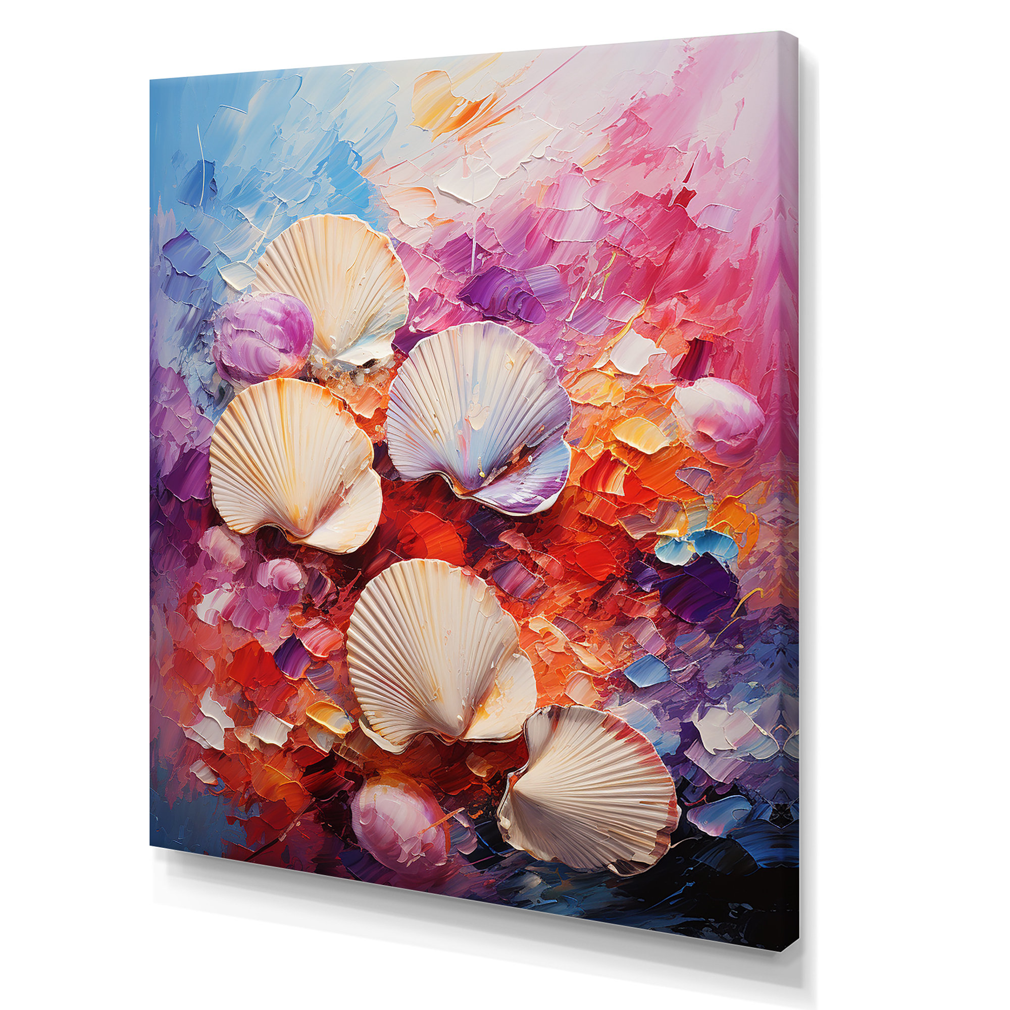 Highland Dunes Seashells Wonders On The Coast I On Canvas Print | Wayfair