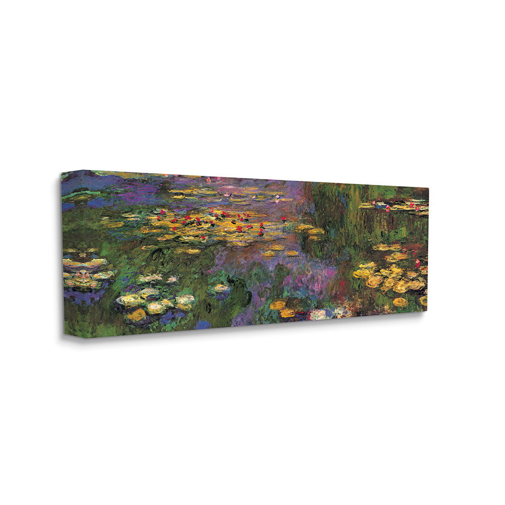 Canora Grey Vibrant Traditional Painting Water Lilies Detail by Claude ...