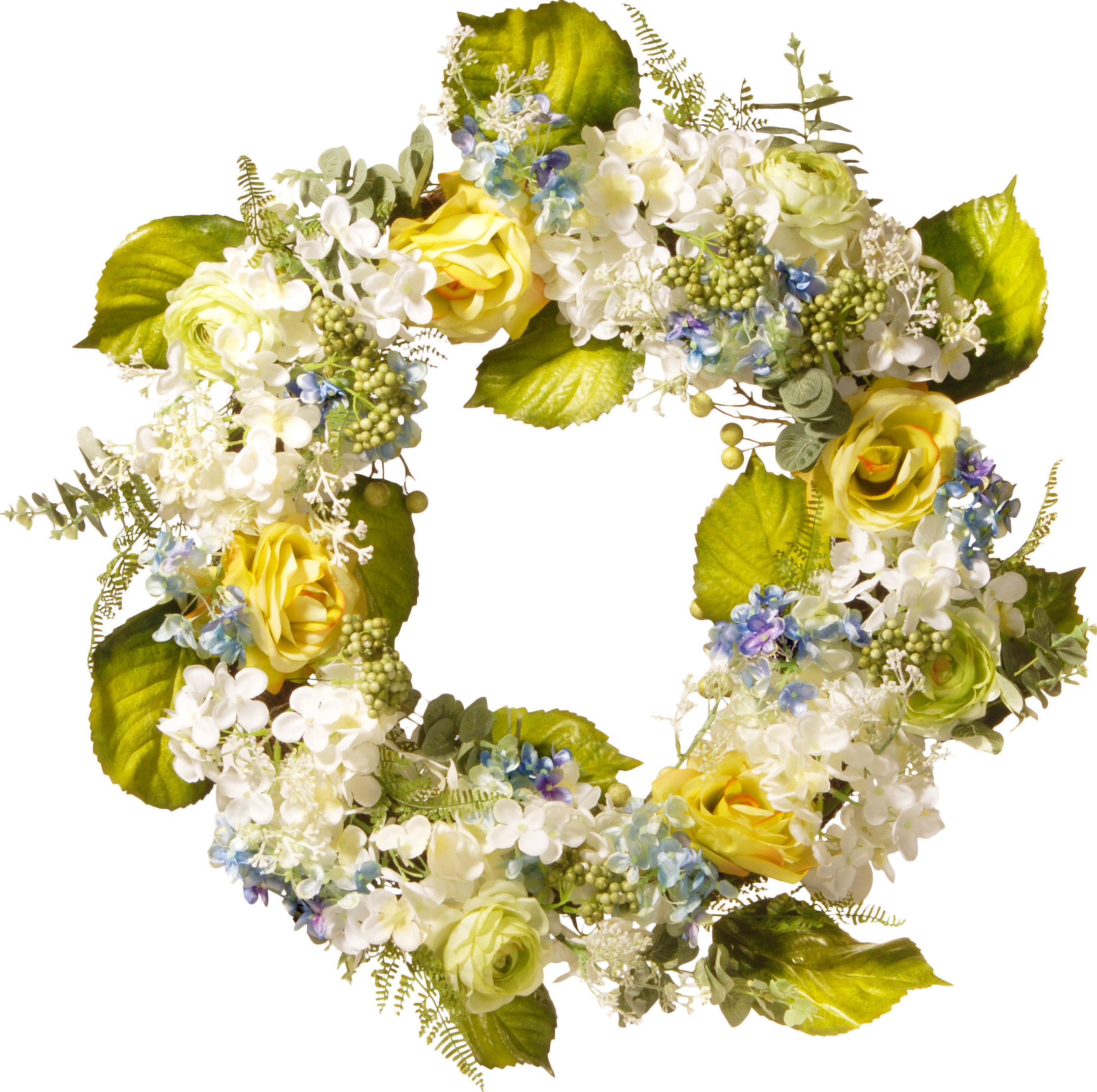 Primrue 30" Spring Flowers Wreath & Reviews | Wayfair