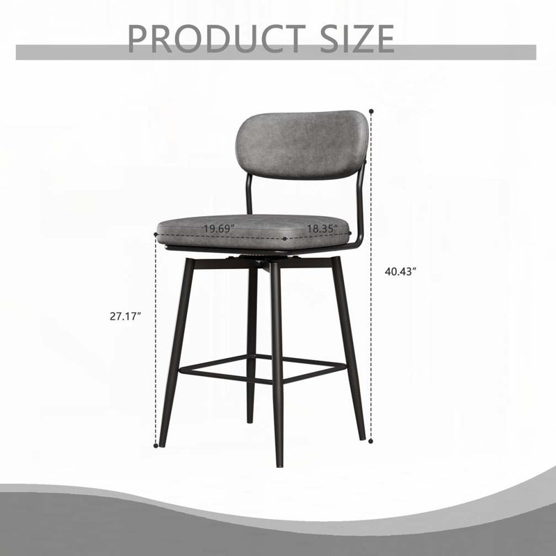 Corrigan Studio® 360 ° Rotating Bar Chair Bar Stool | Wayfair