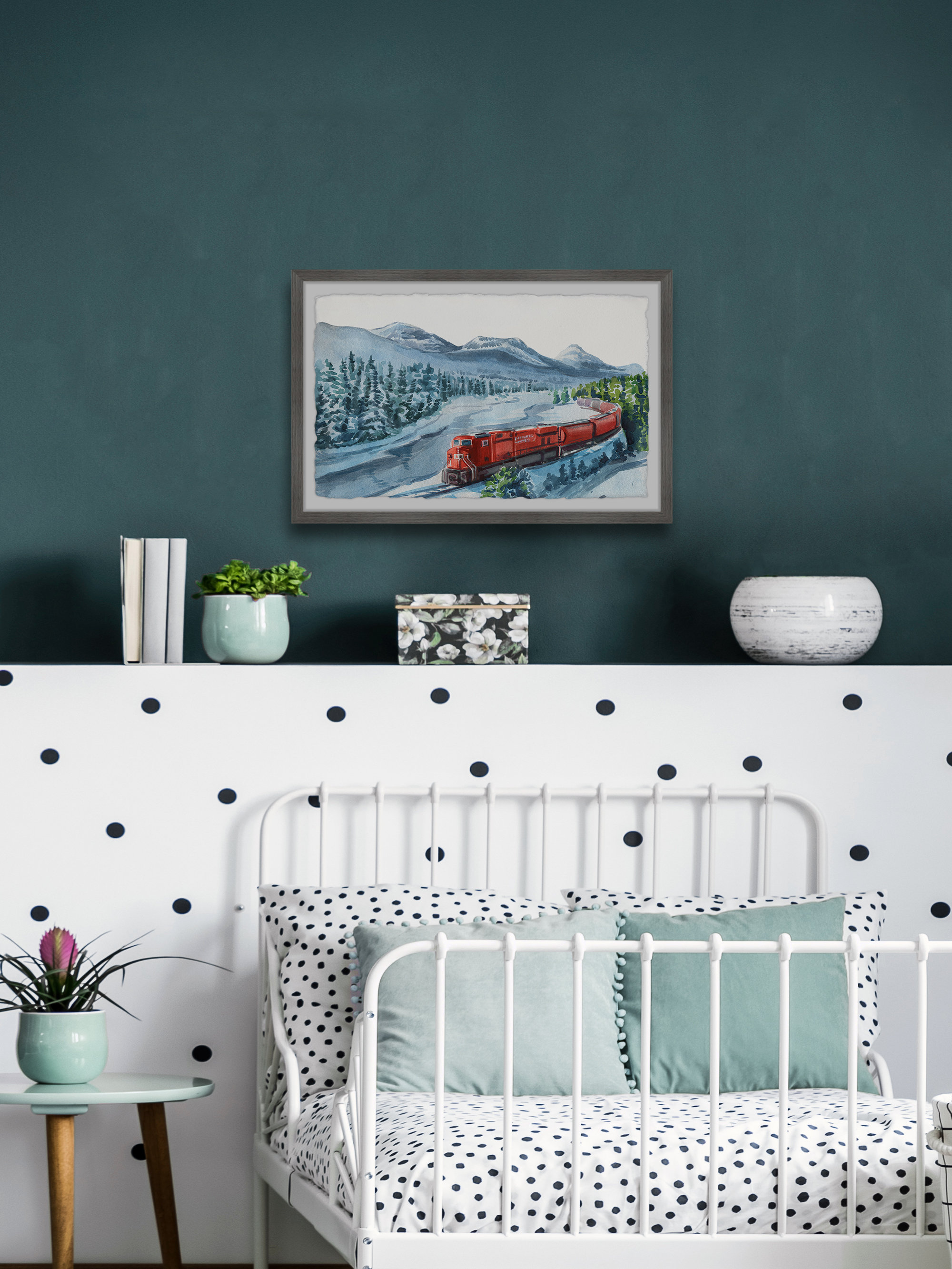 Alpen Home Train Ride to Yukon - Picture Frame Painting | Wayfair.co.uk