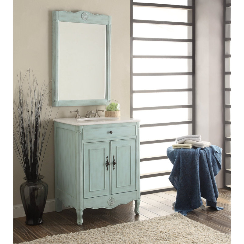 Highland Dunes Madelon 26" Single Bathroom Vanity Set & Reviews | Wayfair