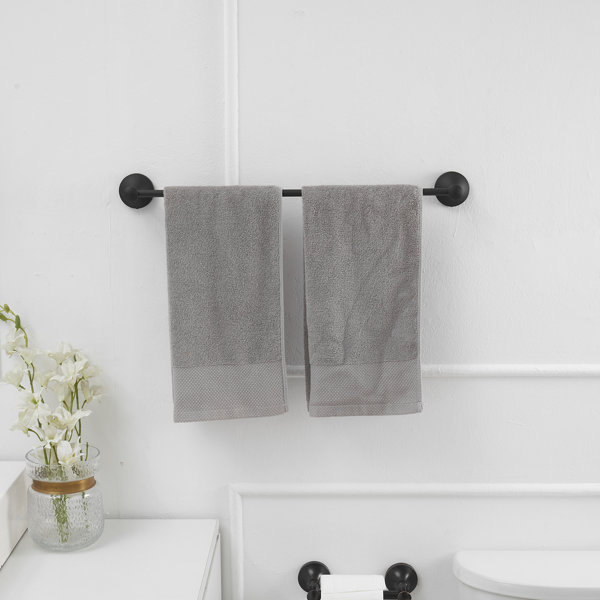 VIBRANTBATH Wall-Mounted Retractable Towel Bar Rod SUS304 Stainless ...