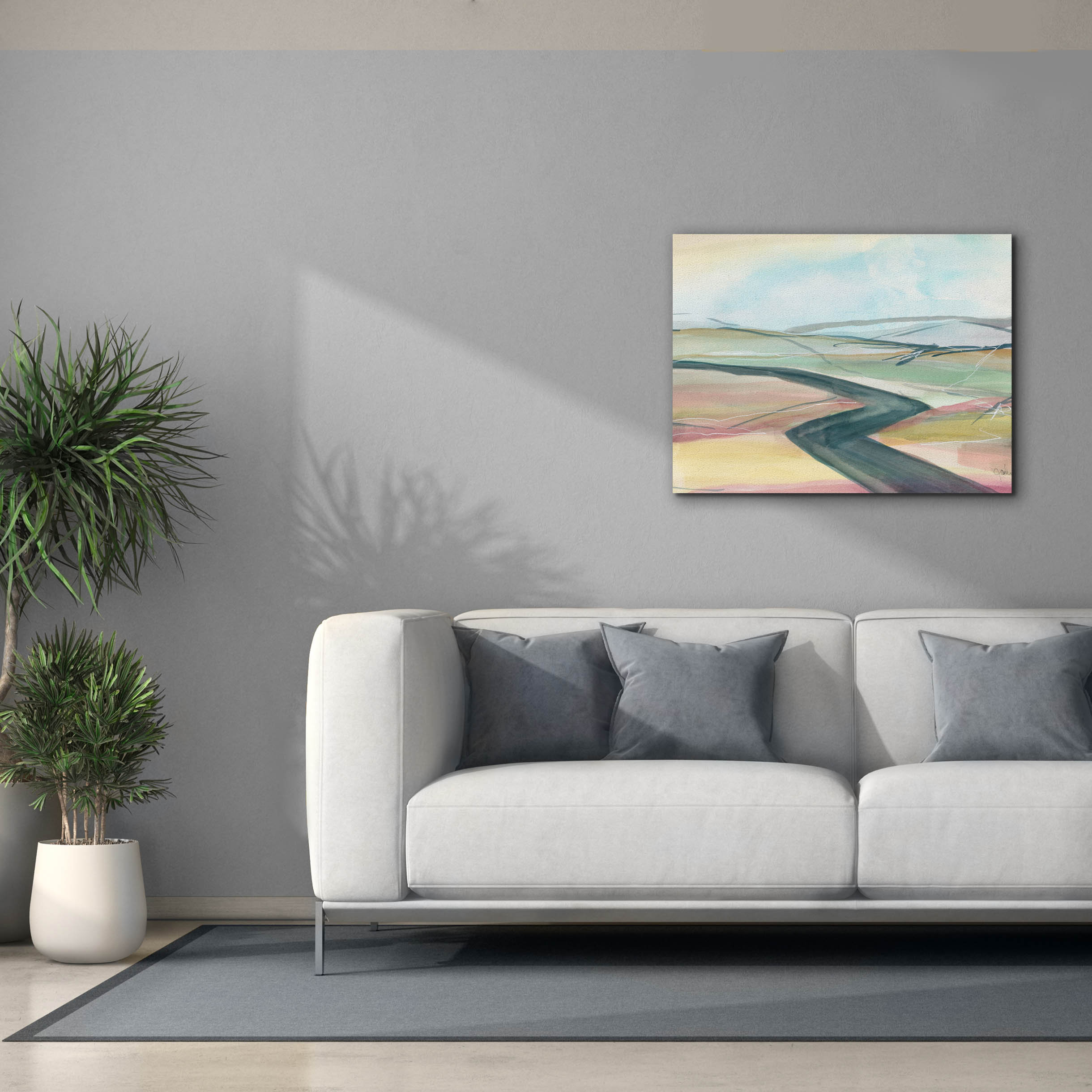 Ivy Bronx 'Soft Wanderings 1' by Jan Weiss Canvas Wall Art | Wayfair