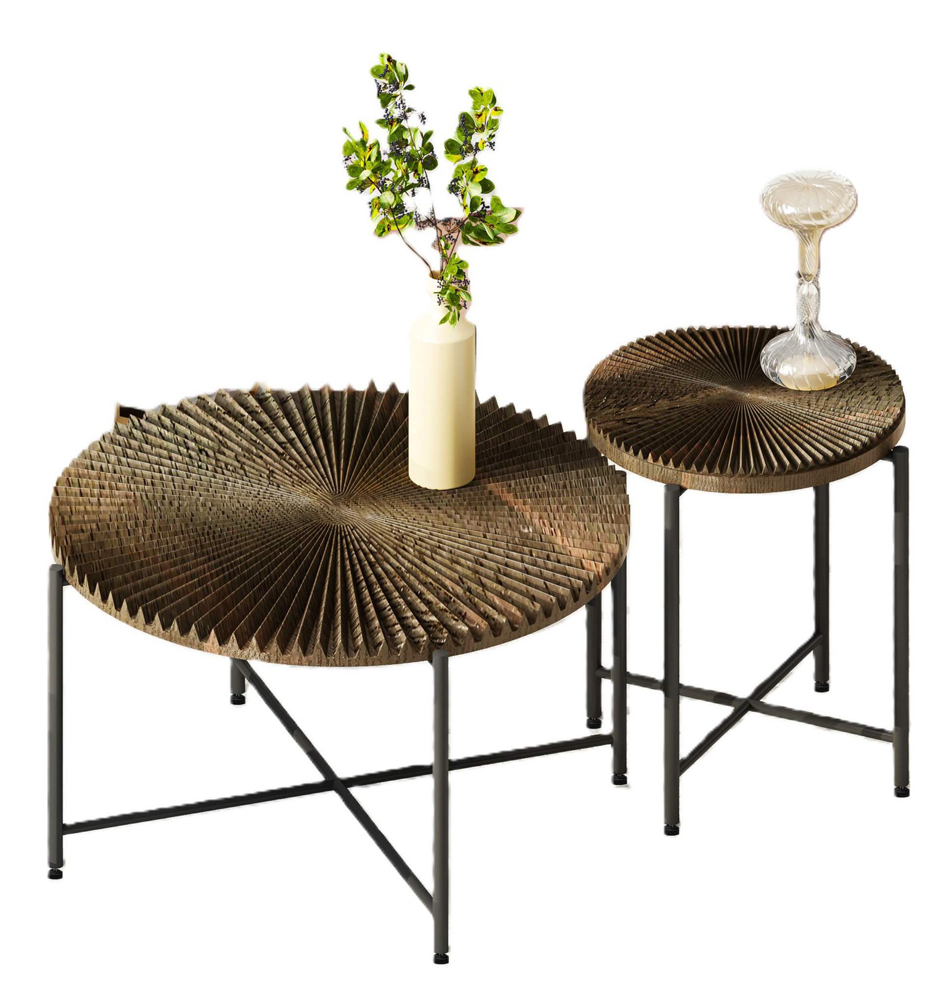 Astoria Grand 2-Piece Coffee And End Table Set – Waterproof MDF With ...
