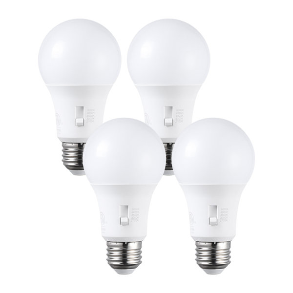 TORCHSTAR 5cct A19 Led Light Bulb, Dimmable, E26 Base, 8w, 2700k/3000k ...