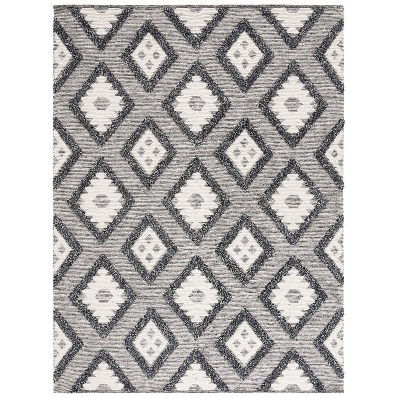 Wade Logan® Brynnan Wool Geometric Rug | Wayfair