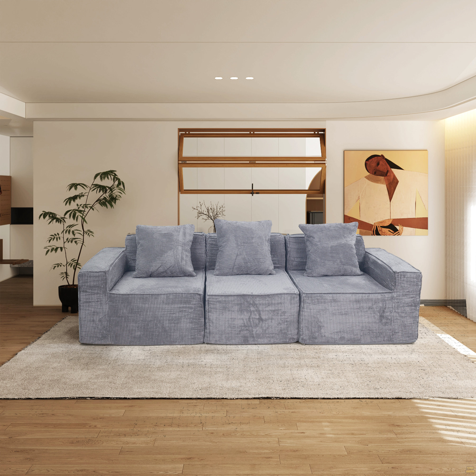 Latitude Run® Floor Couch,Compression Sofa,Convertible Floor Sofa Bed ...