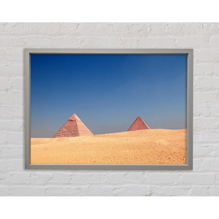 Gracie Oaks Giza Pyramids - Single Picture Frame Art Prints on Canvas ...