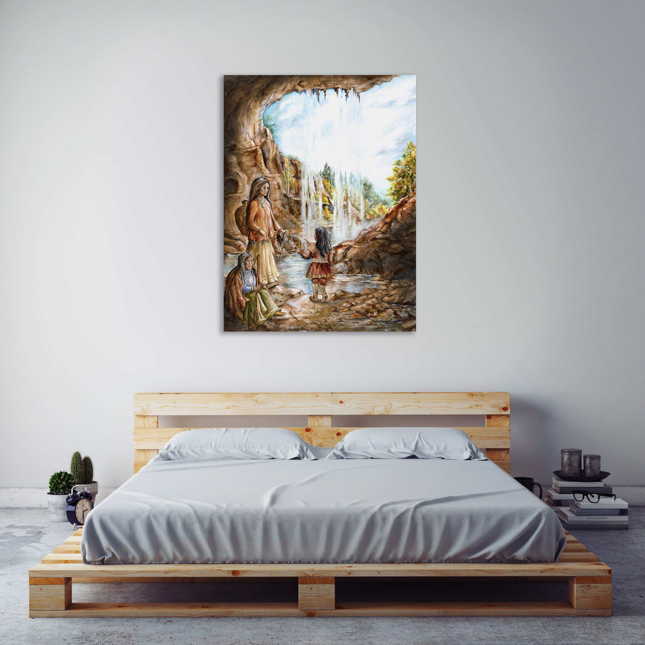 Winston Porter "Apache Water Gatherers" Gallery Wrapped Canvas By ...