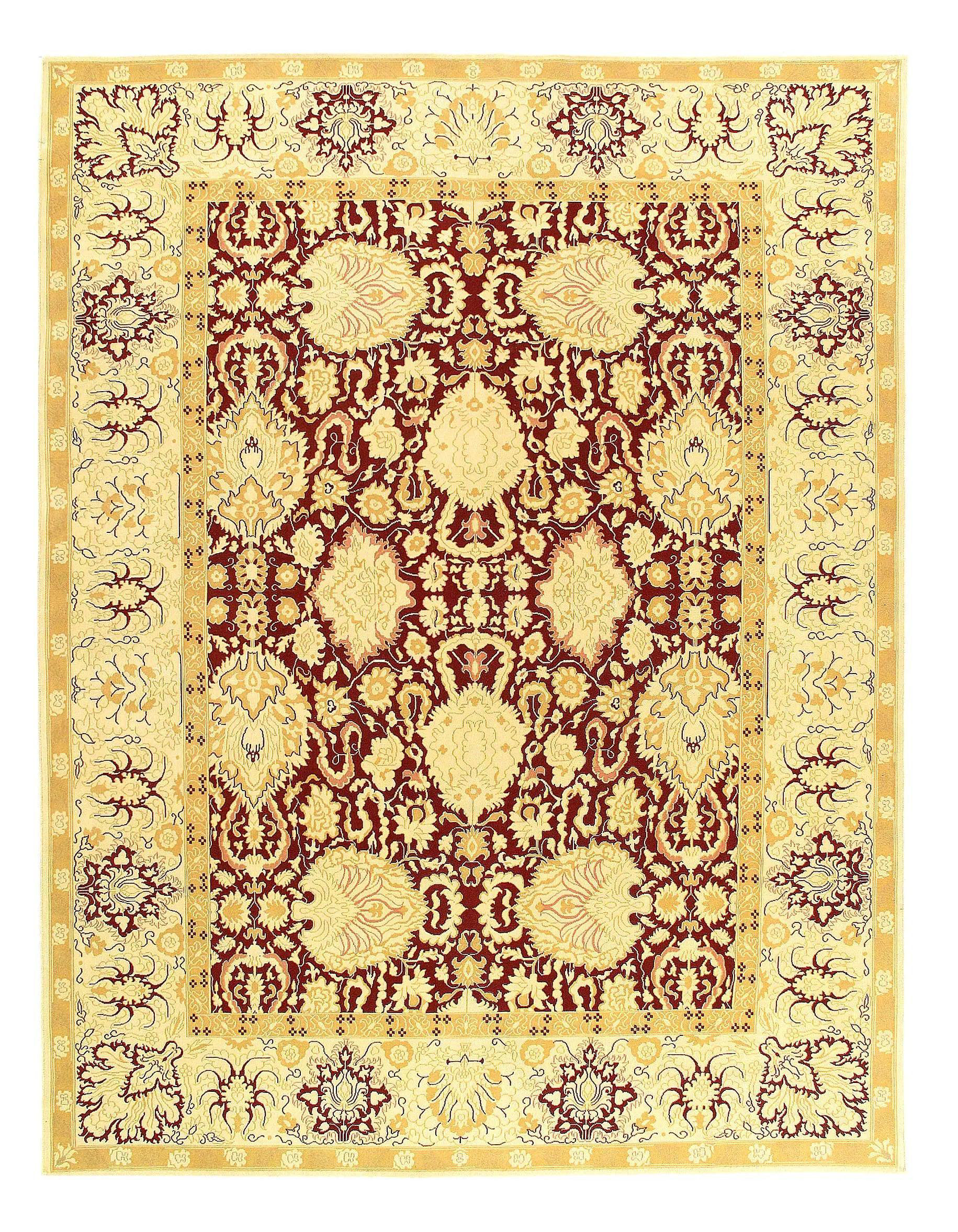 Isabelline Handmade Light Brown Fine Agra - 9'4'' X 12' - Wayfair Canada
