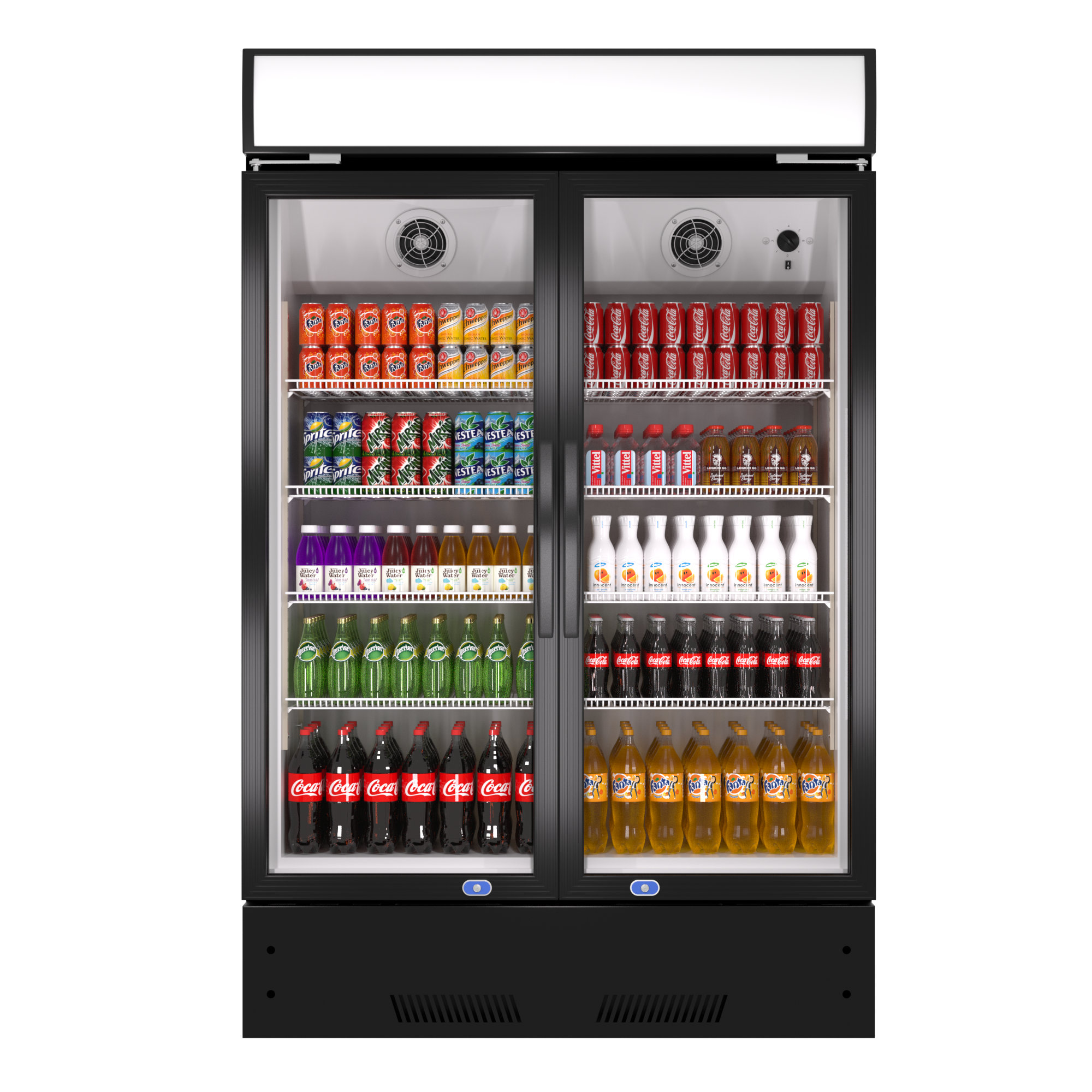 KICHKING 38.3'' Commercial Merchandising Refrigerator, 17 Cu.ft Drink ...