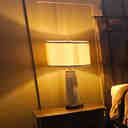 Latitude Run® Alaric 26" Strip Glass Table Lamp Set With USB Ports ...