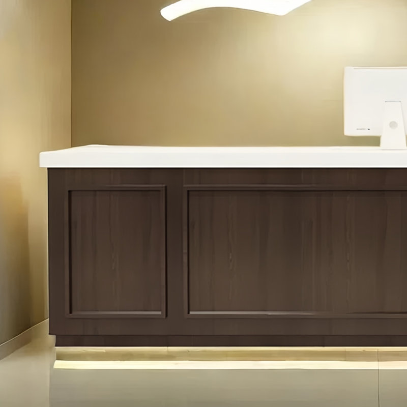 NBNKK Reception desk Register Counter,Rectangular Front Desk | Wayfair