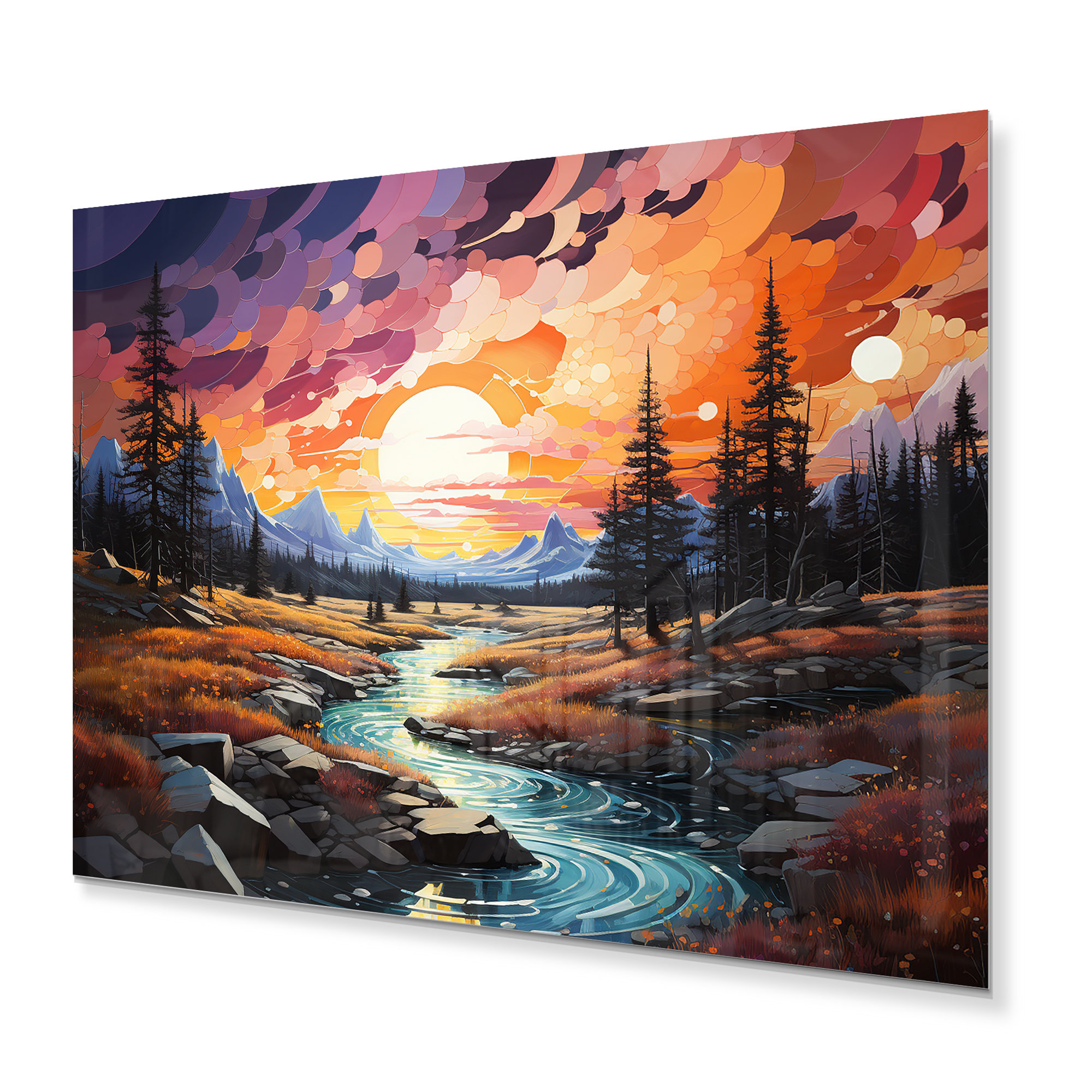 Millwood Pines Aurora Borealis Aurora Symphony I - Landscapes Metal ...