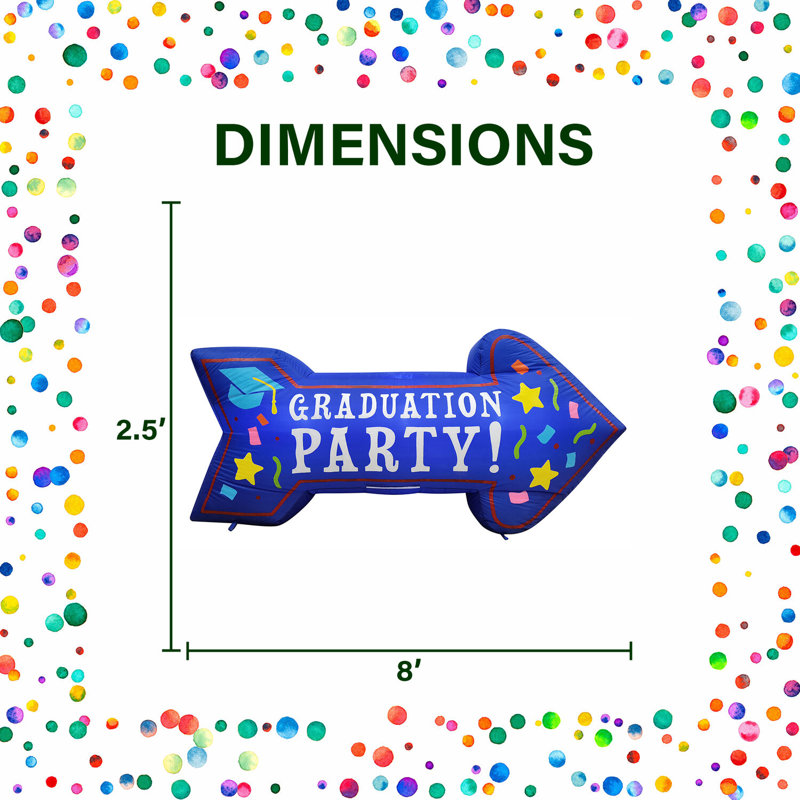 Fraser Hill Farm Graduation Party Arrow Inflatable | Wayfair