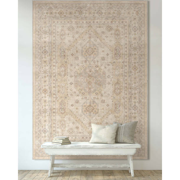 Well Woven Apollo Bismarck Moroccan Flatweave Beige Area Rug | Wayfair
