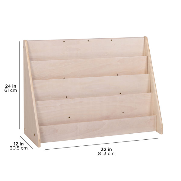 Angeles 4-Shelf Book Display - RTA | Wayfair