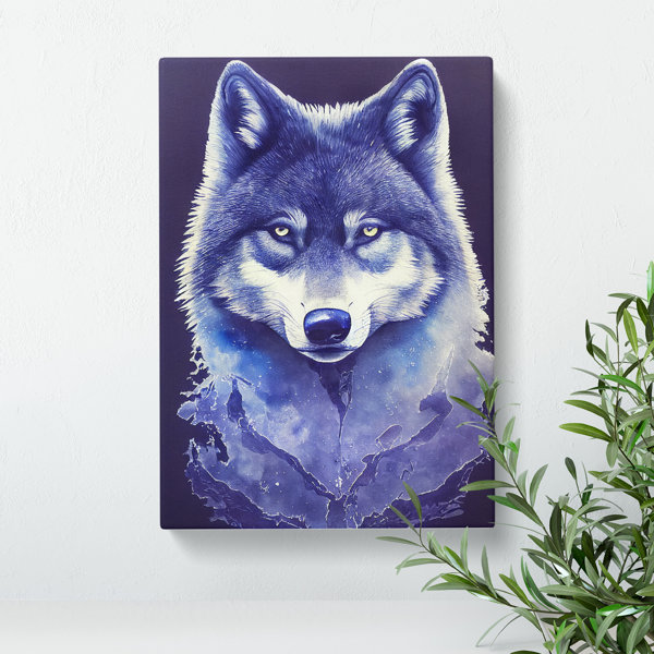 Alpen Home Winter Wolf Art No.4 - Wrapped Canvas Art Prints | Wayfair.co.uk