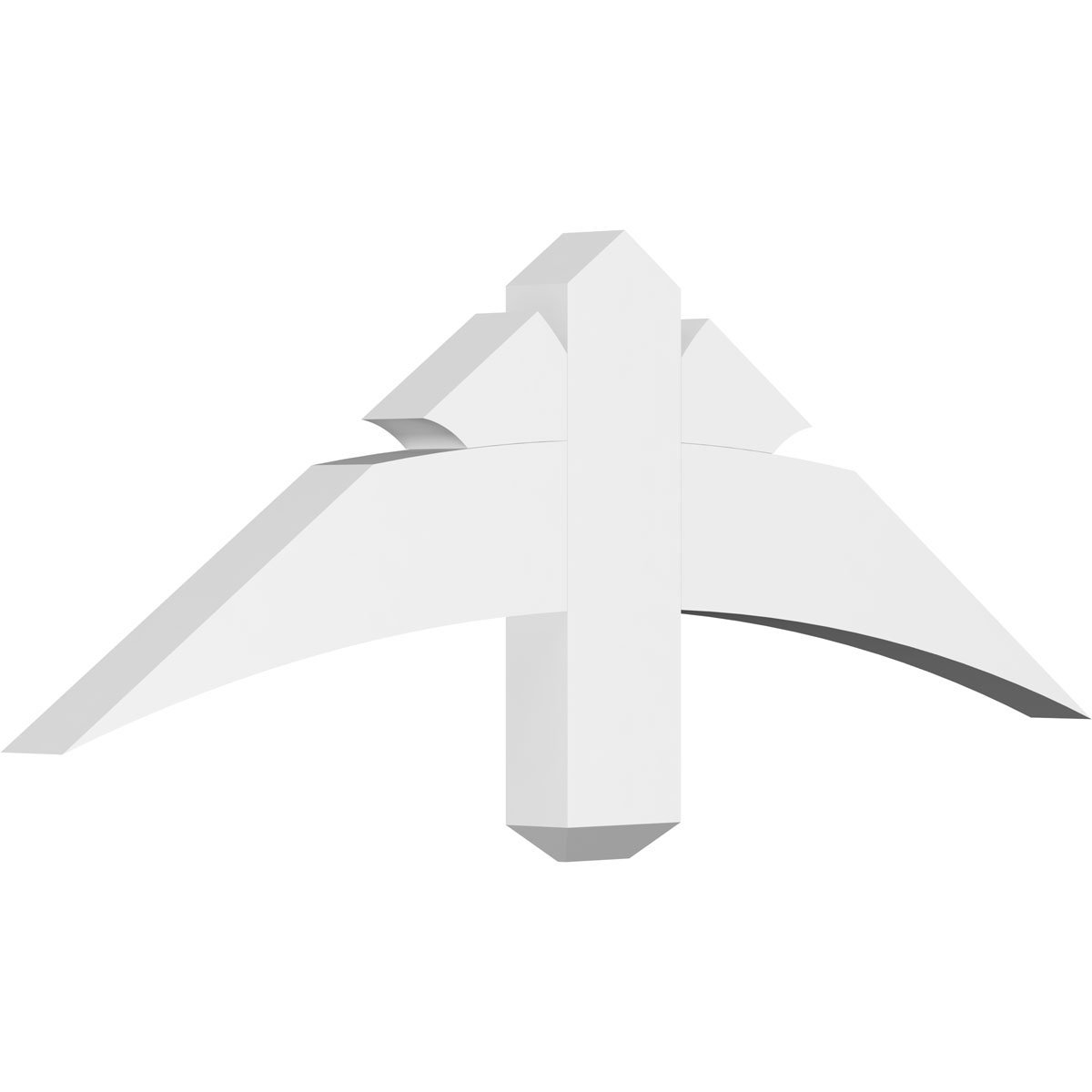 Ekena Millwork Davenport Signature Urethane Gable Bracket, Primed Tan | Wayfair