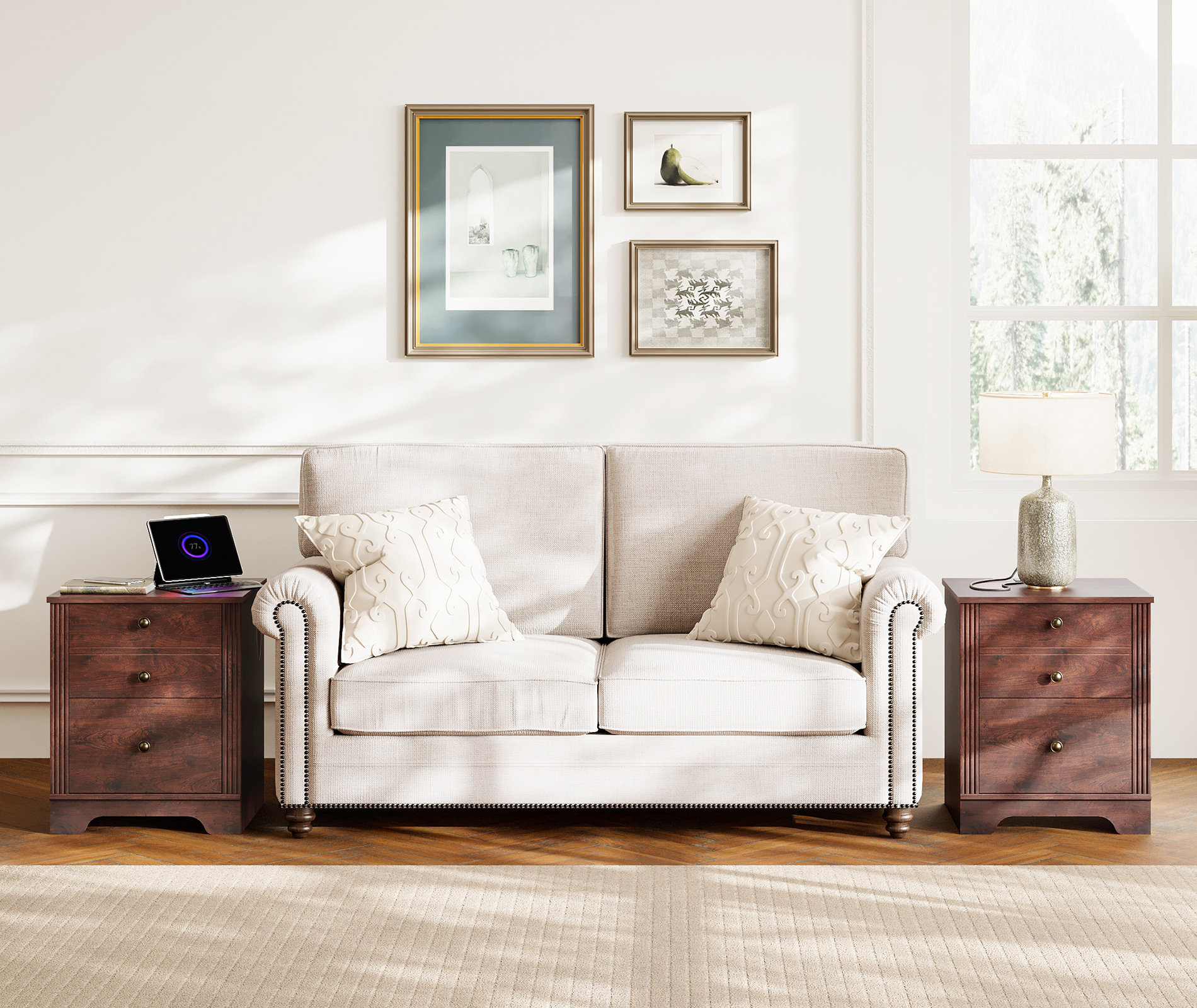 Loon Peak® Curtisa Nightstand | Wayfair