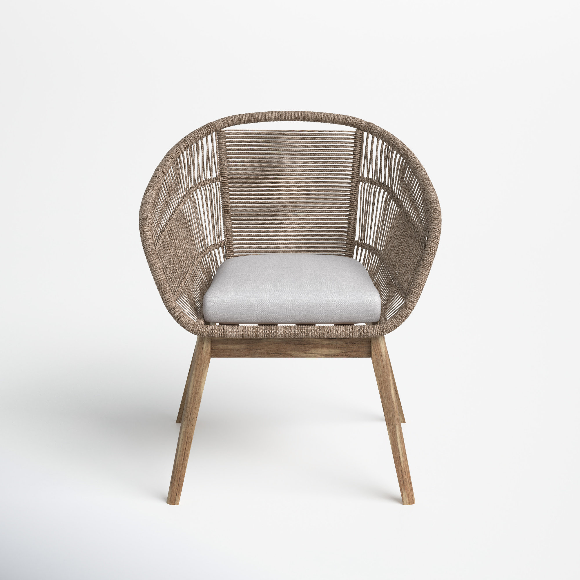 Joss & Main Chemane Indoor/Outdoor Dining Chair in Eucalyptus Wood with ...