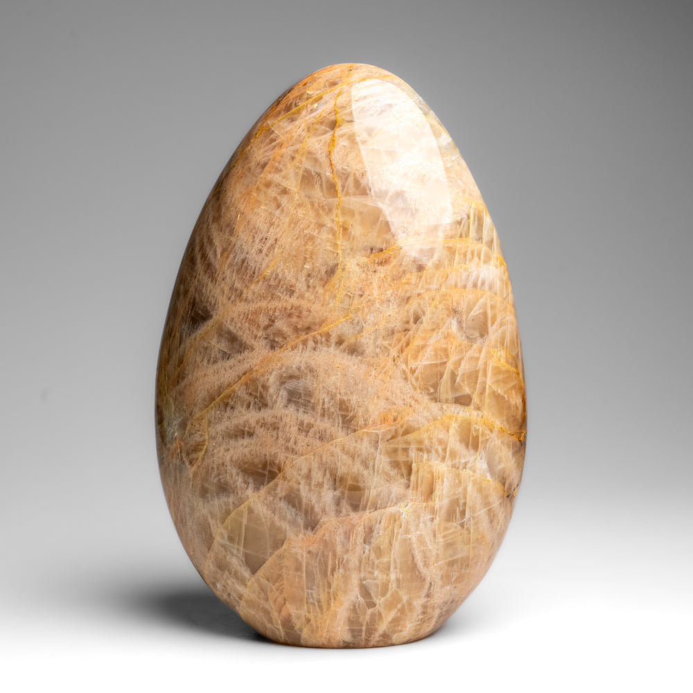 Astro Gallery of Gems Genuine Polished Peach Moonstone Freeform From ...