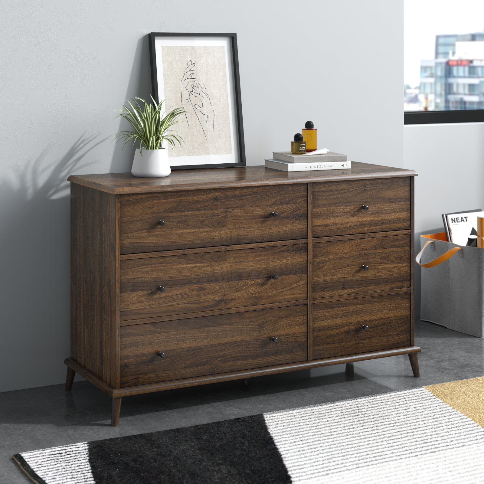 Wade Logan® Captola 6 - Drawer Dresser & Reviews | Wayfair
