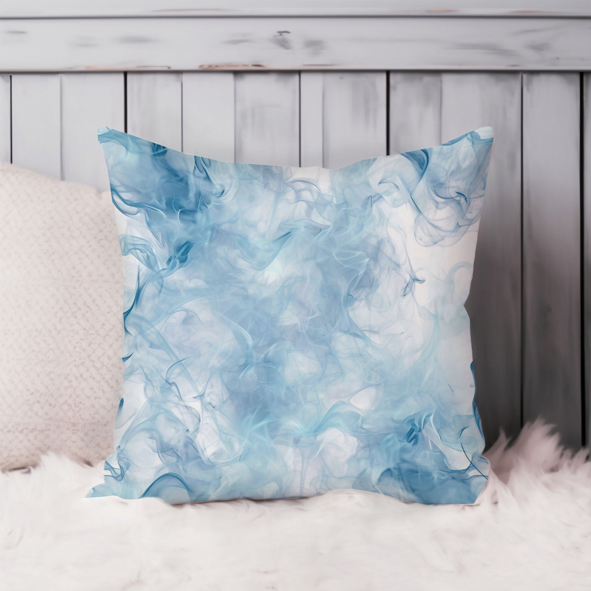 Ethan Taylor Abstract Blue Myst IX Modern | Wayfair