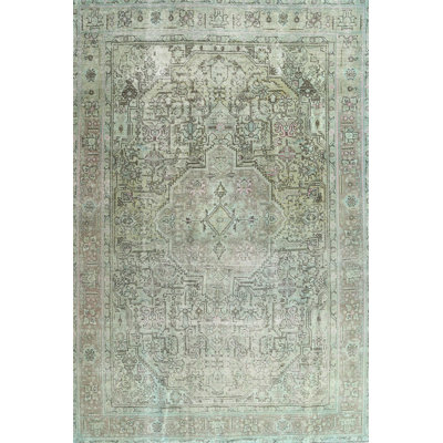 Bloomsbury Market Gaugain Gray/Sea Green Rug & Reviews | Wayfair