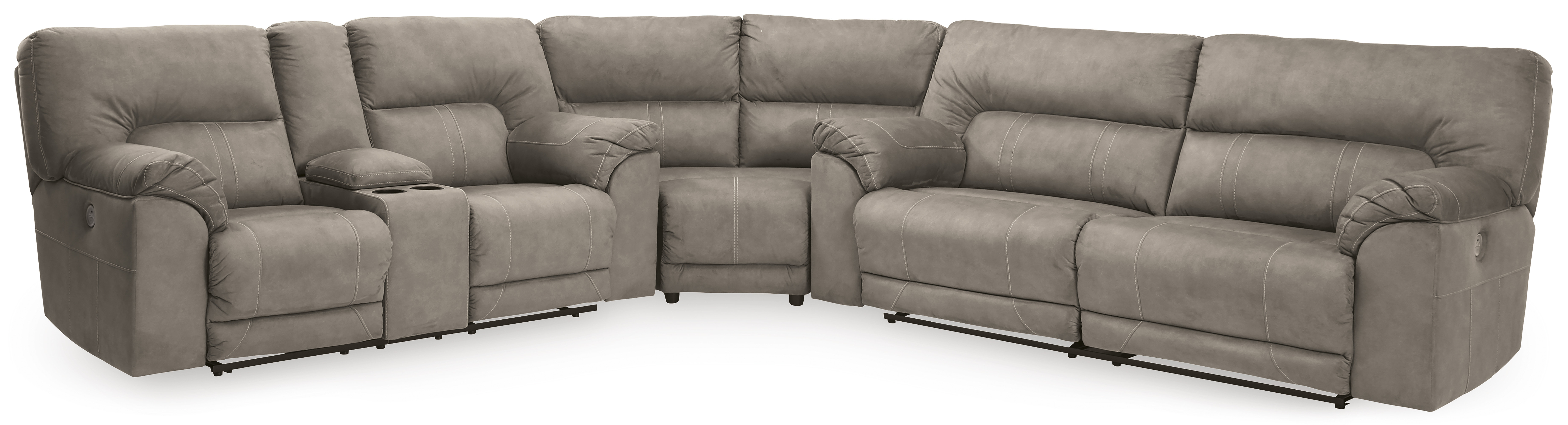 Hokku Designs Cavalcade 3-Piece Power Reclining Sectional | Wayfair