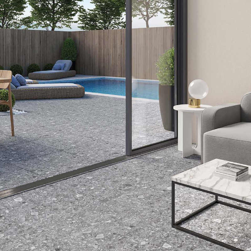 Direct Stone Source Bluestone R11 24" x 24" Porcelain Concrete Look ...