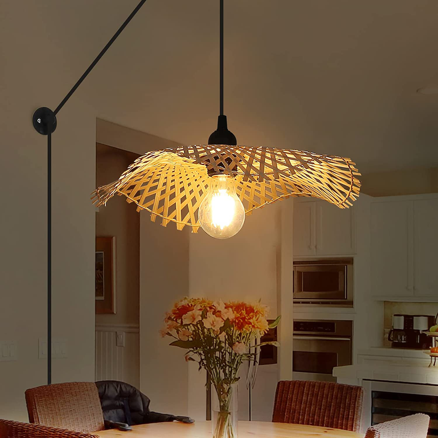 Bay Isle Home™ Modern Plug In Pendant Lighting Chandelier With Mounted ...