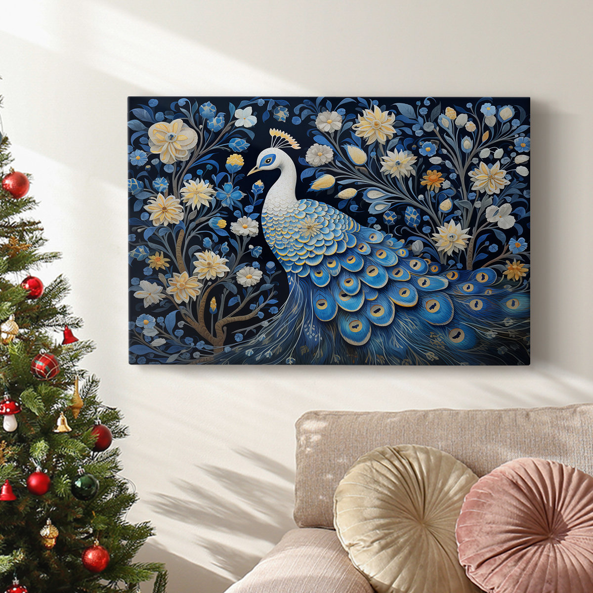 The Holiday Aisle® Christmas Holiday Arts - Gallery Wrapped Canvas ...