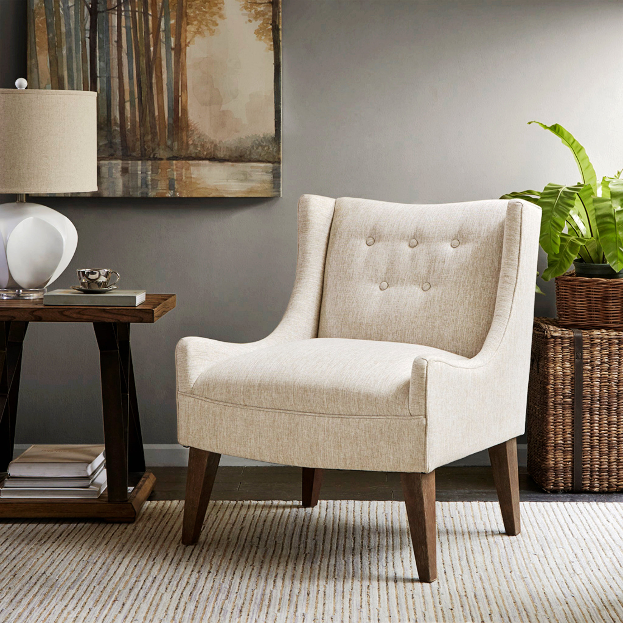 Red Barrel Studio Single Accent Chair, Accent Chair, Wingback Chair ...