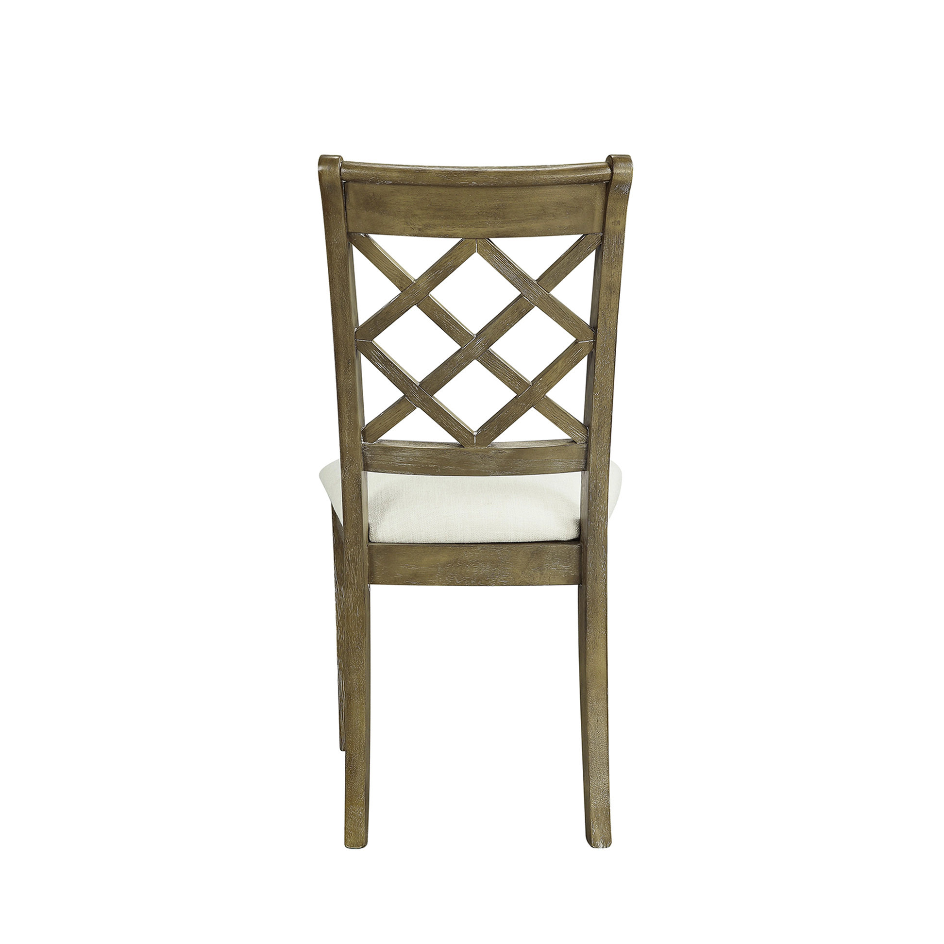 One Allium Way® Two - Piece Side Chair With Beige Upholstered Seat ...