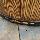 Sunbeam Wine Barrel Concrete Propane/Natural Gas Fire Pit & Reviews ...