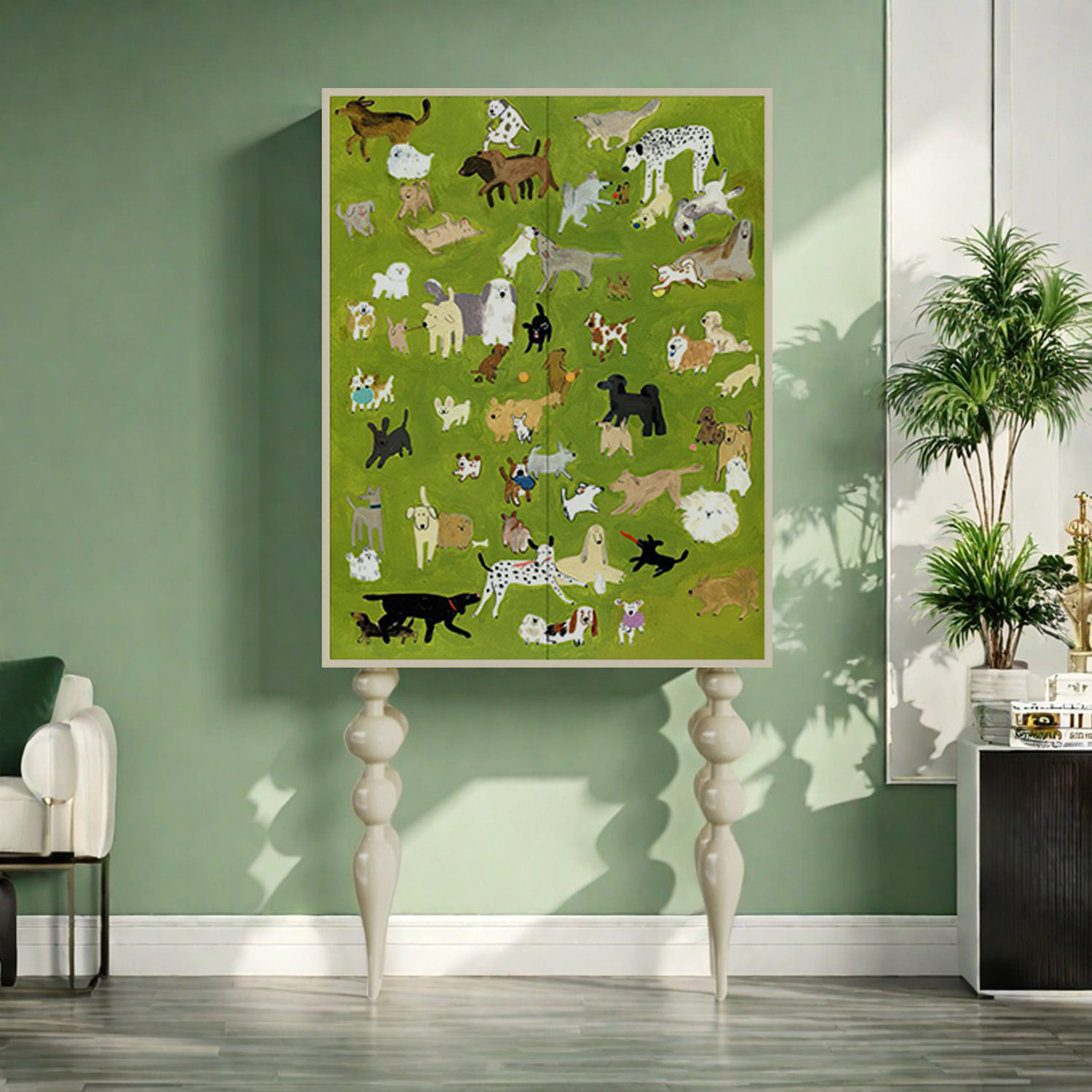 Canora Grey Modern Minimalist Double-Door Wardrobe | Wayfair