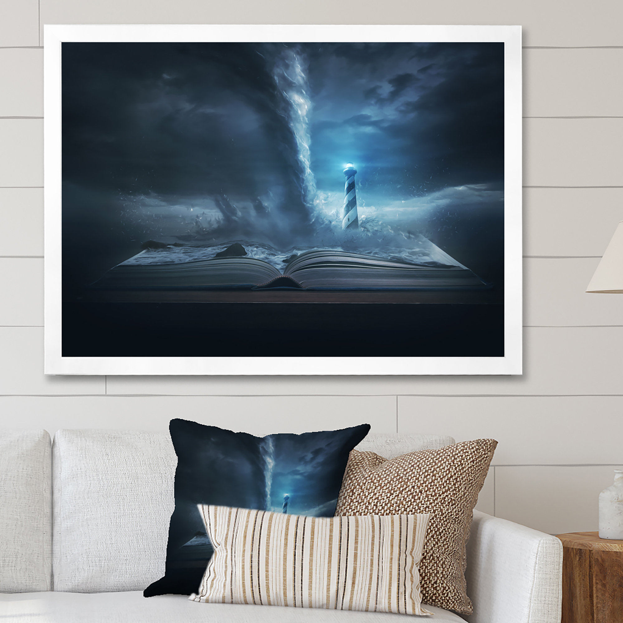 Trinx Big Storm Tornado Book - Traditional Canvas Art Print | Wayfair