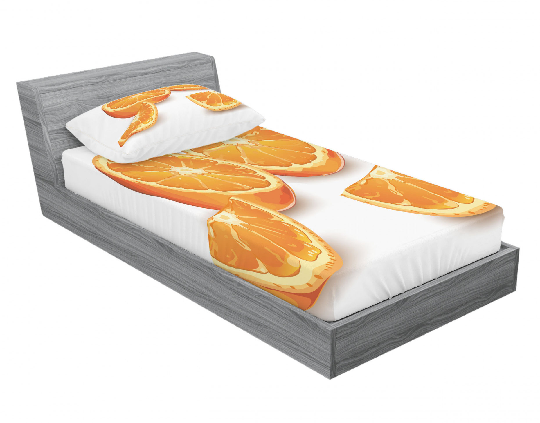 Ambesonne Fresh Nature Energetic Fruit Sheet set | Wayfair