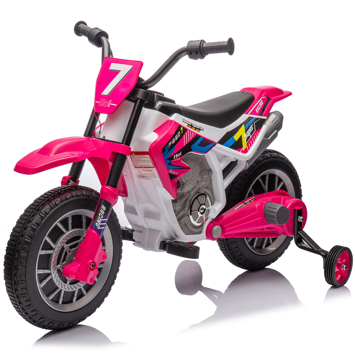 Joyldias 12v7ah Ride On Motorcycle For Kids With Bluetooth, Kids ...