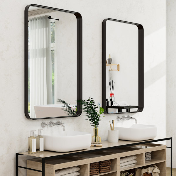 Latitude Run® Jaleia Rectangle Metal Mirror & Reviews | Wayfair