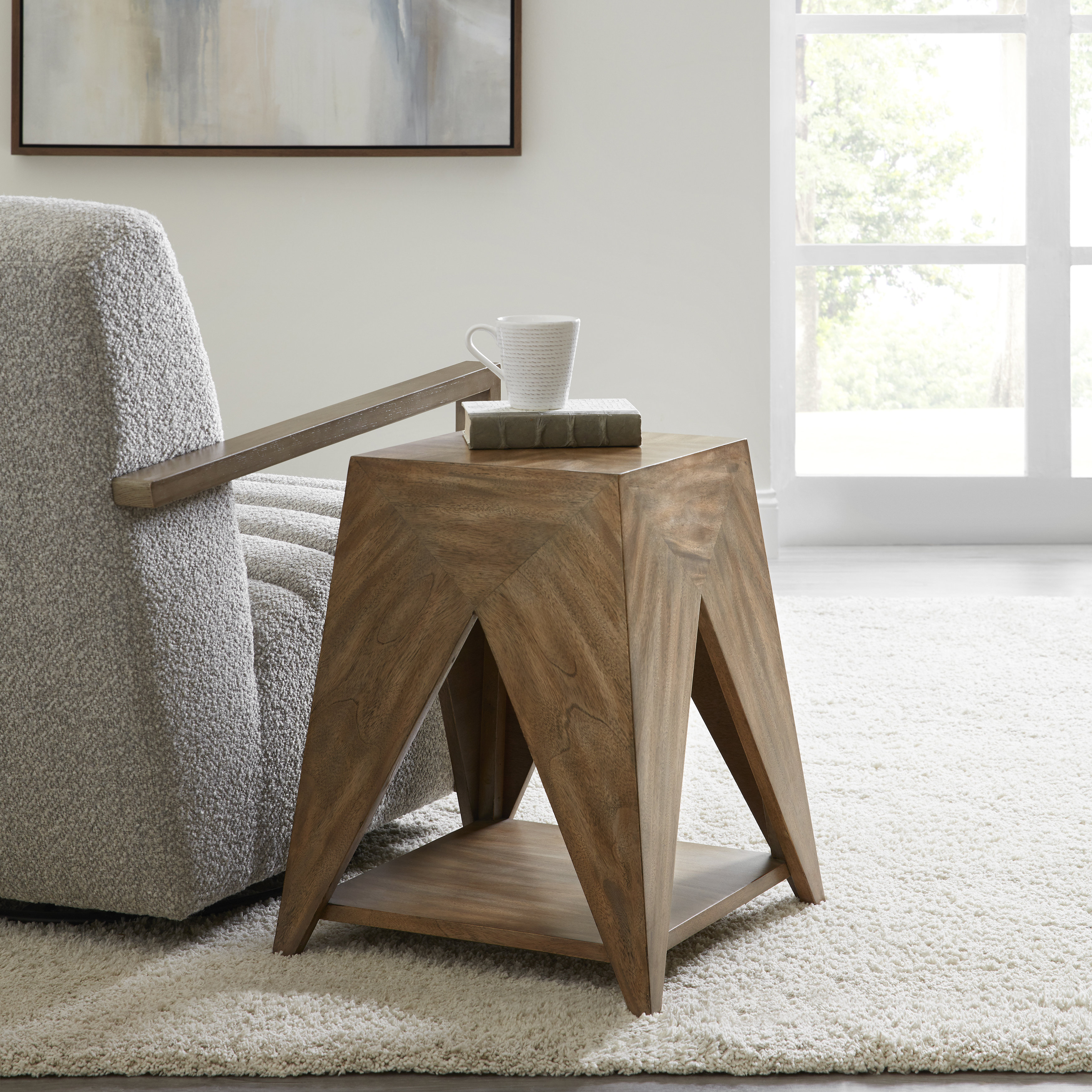 Pulaski Furniture Geometric Shaped Accent Table - Wayfair Canada