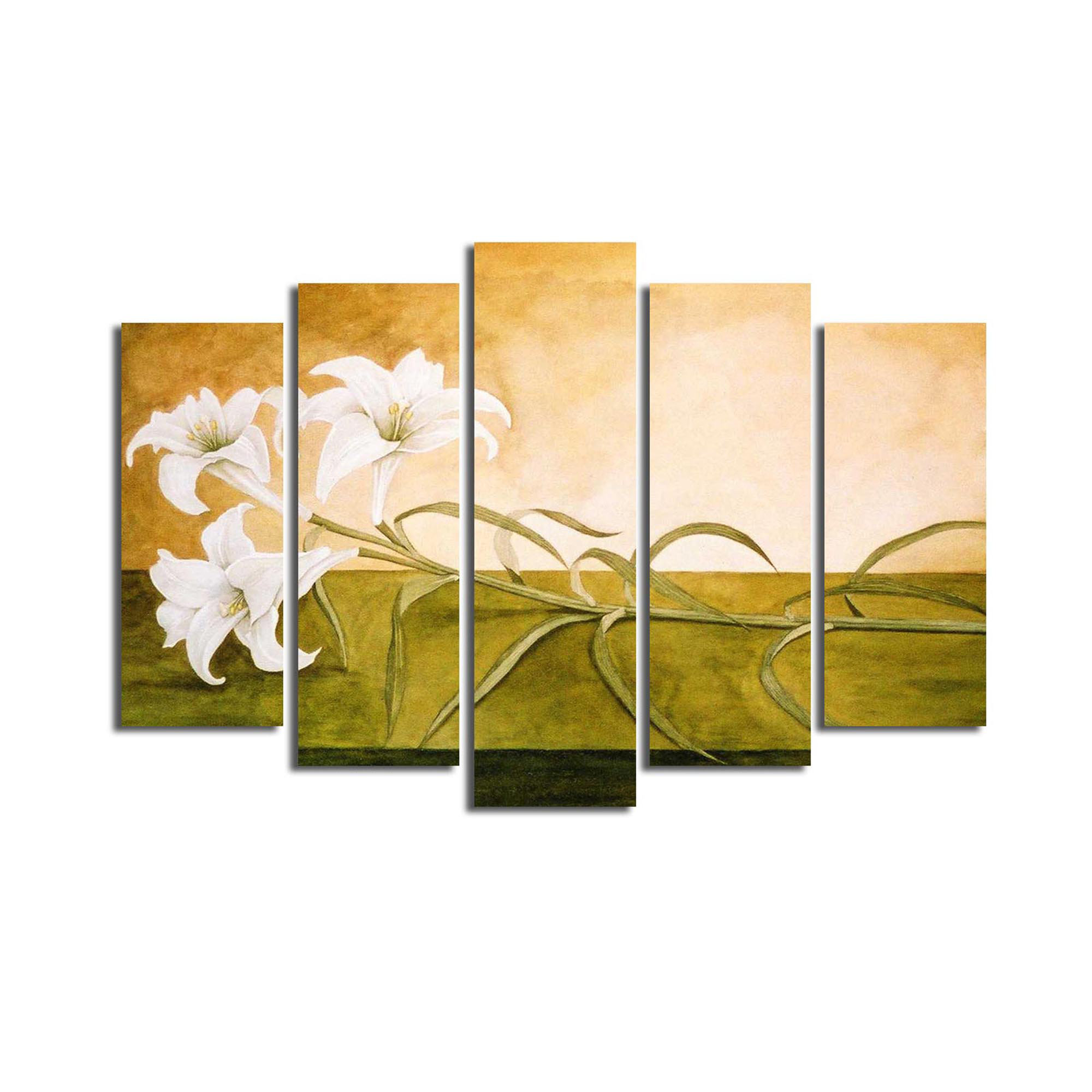 East Urban Home 5 Piece Wrapped Canvas Painting Set - Wayfair Canada