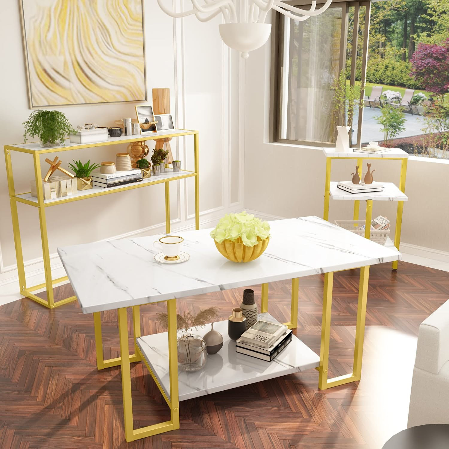 Mercer41 Gunel 3 - Piece Living Room Table Set & Reviews - Wayfair Canada