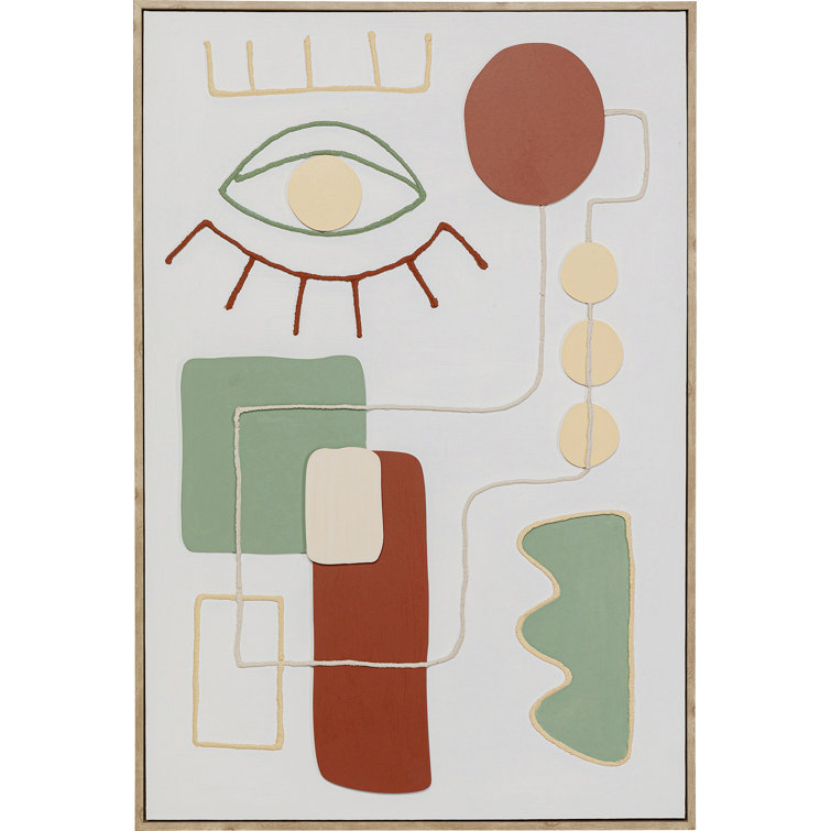 KARE Design Art Eye Left Art Print on Canvas | Wayfair.co.uk