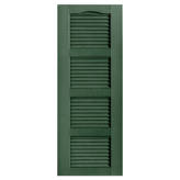 Alpha Shutters Cathedral Top Combination Shutters Pair & Reviews | Wayfair