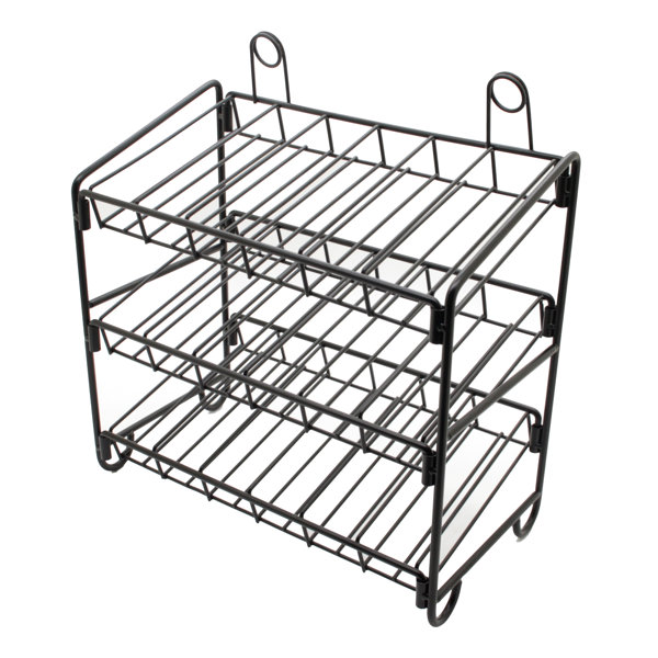 FixtureDisplays 3-Tier Countertop Wire Rack Cup, Coffee Pods, Bottle ...