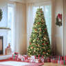 The Holiday Aisle® 6FT Prelit Pop Up Christmas Tree with Berries ...